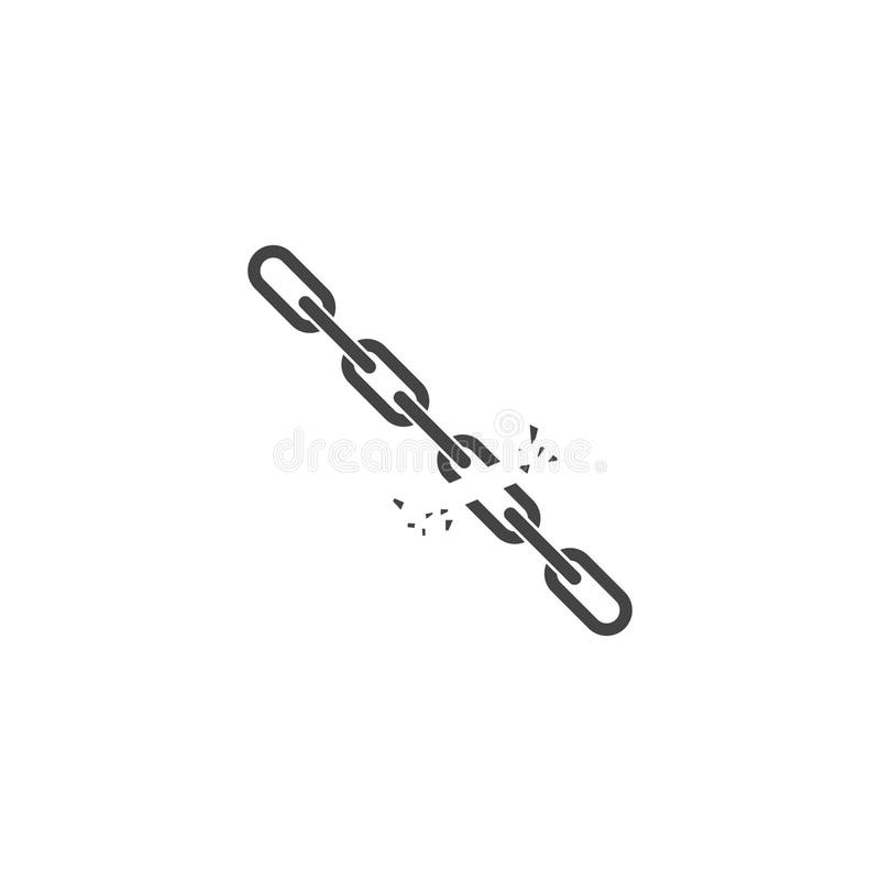 Broken Chain Silhouette Stock Illustrations – 195 Broken Chain ...