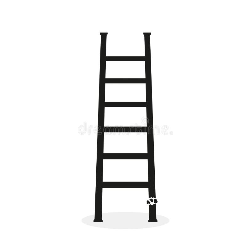 Broken Ladder Stock Illustrations – 876 Broken Ladder Stock ...