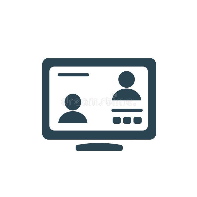 Vector Icon for Business, Study and Work at Home. Stock Vector ...