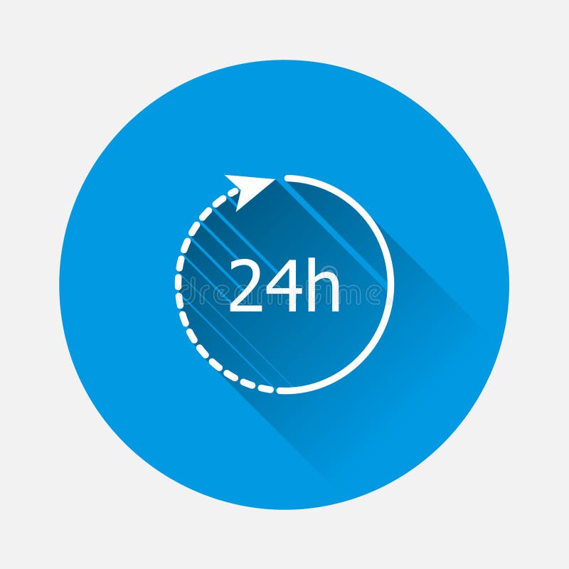 Vector Icon of a Clock. Symbol Countdown. Vector Illustration Clock on ...