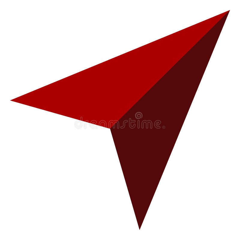 Vector Icon Compass Arrow Cursor Stock Vector - Illustration of cartoon ...