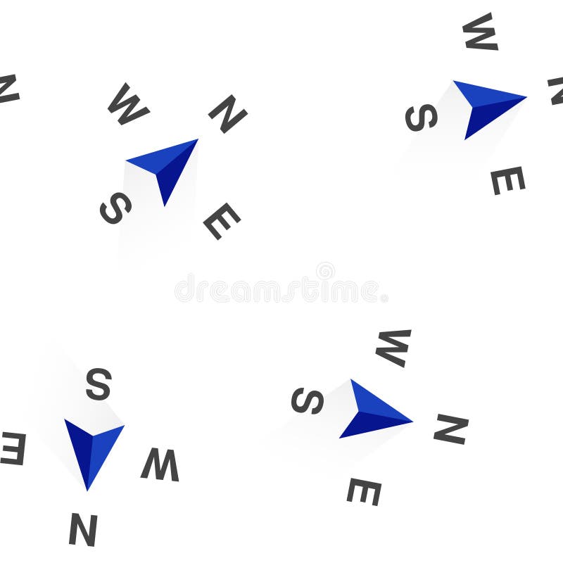 Vector Icon of the Compass. Illustration of a Compass Symbol for ...