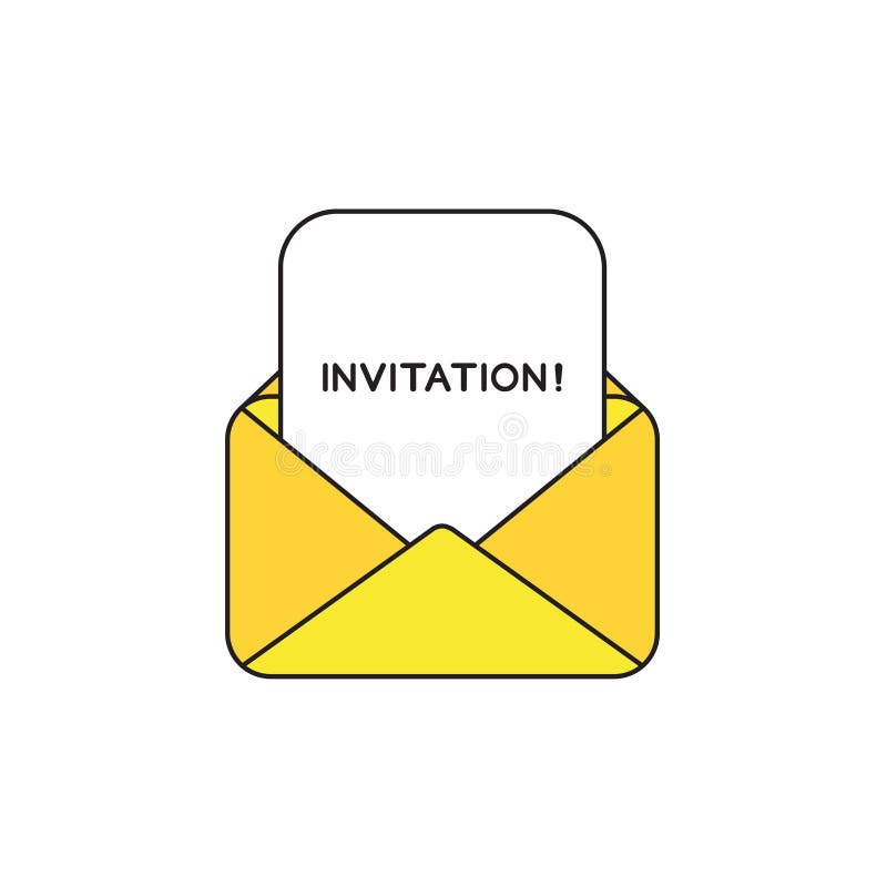 Envelope Invitation Open Stock Illustrations – 5,211 Envelope ...