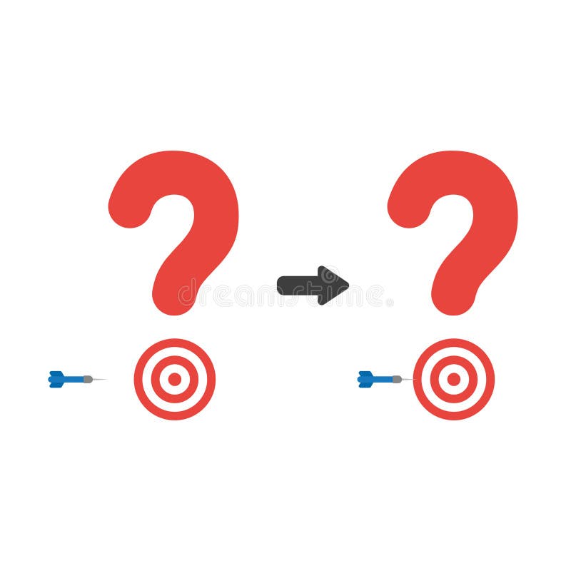 Target Question Mark Icon Stock Illustrations – 759 Target Question ...