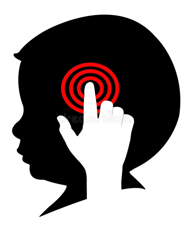 Vector Icon of Control of Human Brain Stock Vector - Illustration of ...