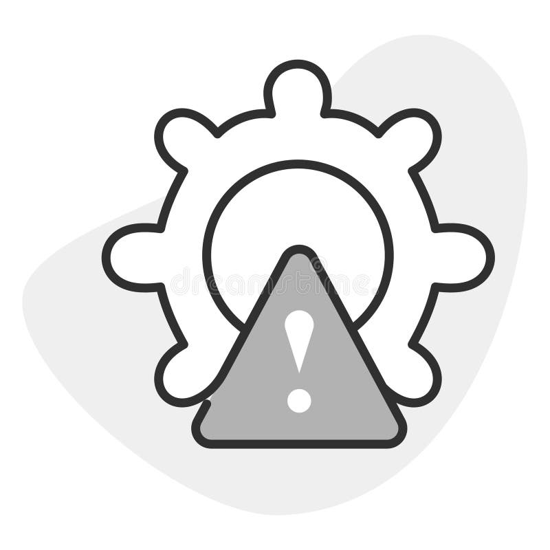 Caution Low Machinery Symbol Sign, Vector Illustration, Isolate on ...