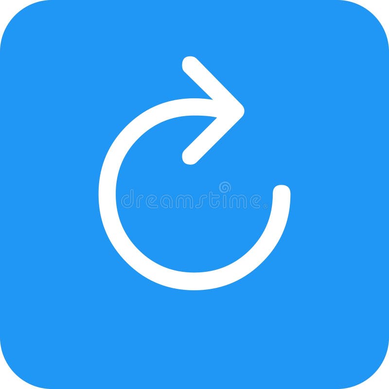 Vector Icon Designed for Symbol of Refresh. Stock Illustration ...