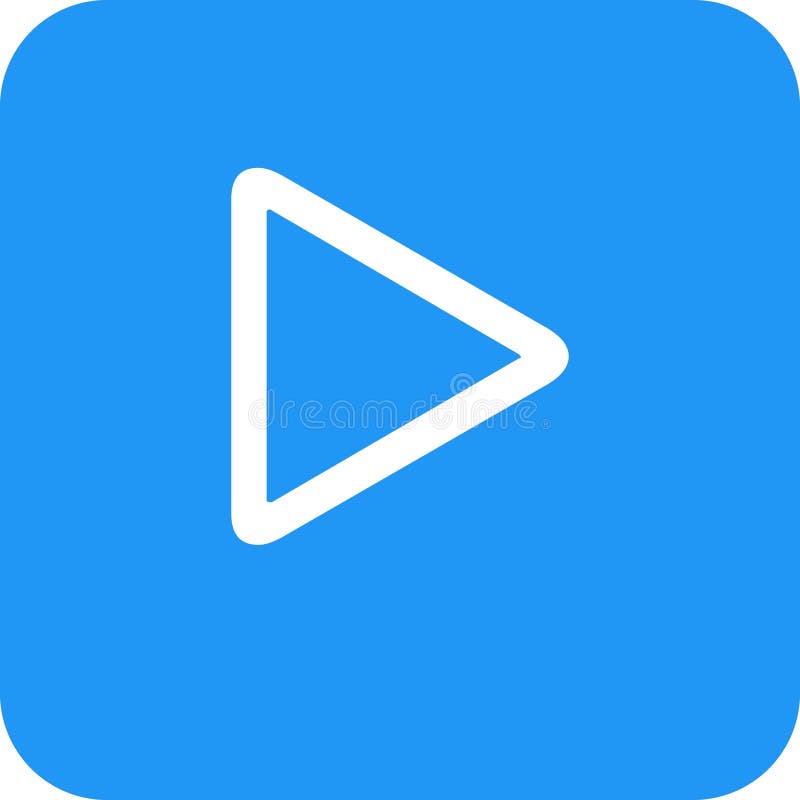 Right Side Arrow Direction Icon in Triangular Shape. Stock Illustration ...