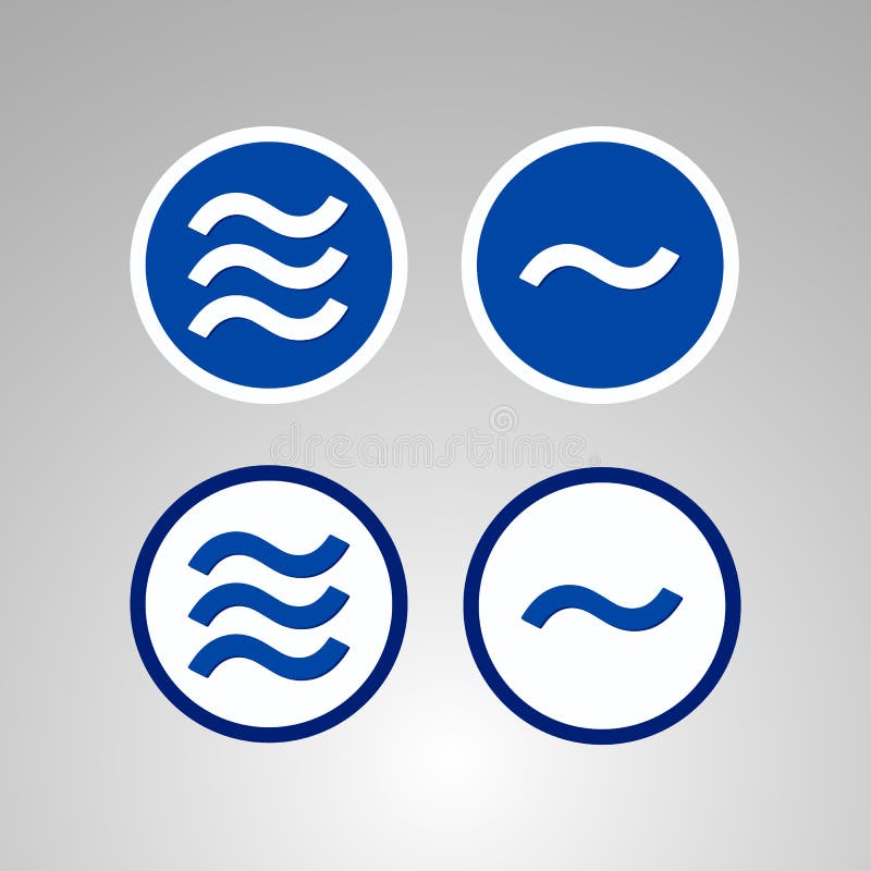 Vector Icon Coin Libra and Calibra Editorial Photography - Illustration ...