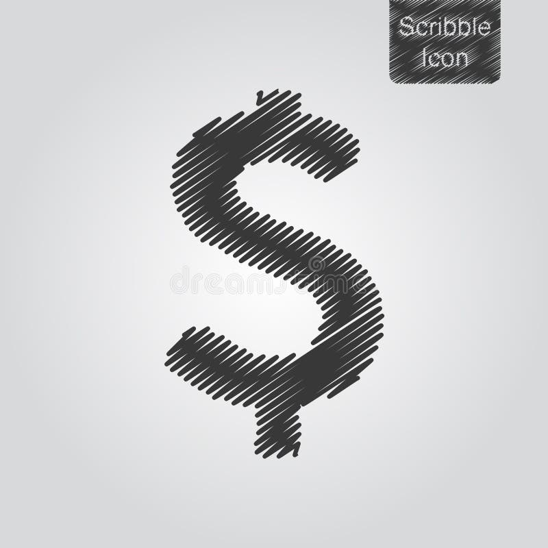 Dollar Sign Scribble Stock Illustrations – 648 Dollar Sign Scribble ...