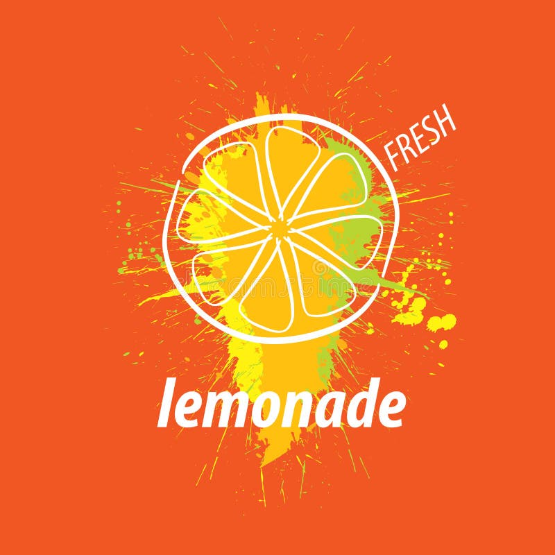 Logo for lemonade stock vector. Illustration of icon - 126235498
