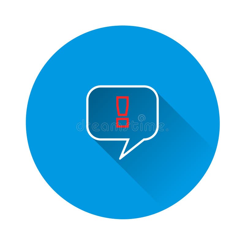 Vector Icon Exclamation Mark in a Diamond. Punctuation Mark Symbol on ...