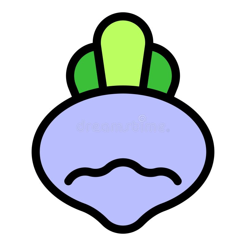 Blue Turnip Vegetable Showing Sad Emotion Icon Stock Illustration ...