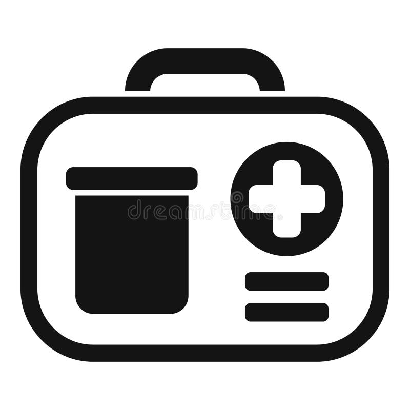Vector Icon of First Aid Kit Stock Vector - Illustration of icon ...