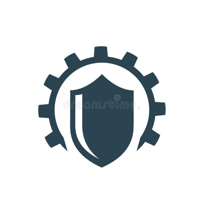 Flat Gears Composition. Connected Cogwheels, Integrated Gear Mechanism ...