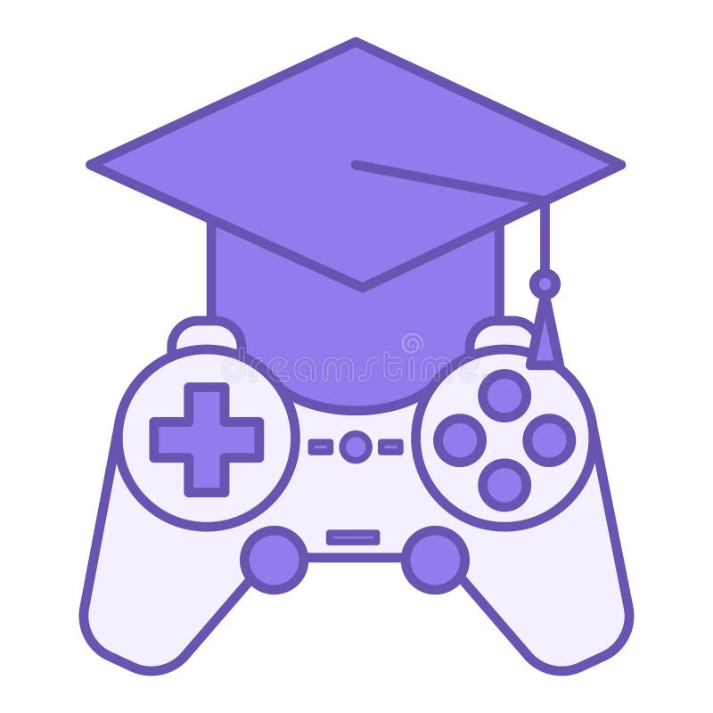 Colored Educational Game Icon. Stock Vector - Illustration of video ...