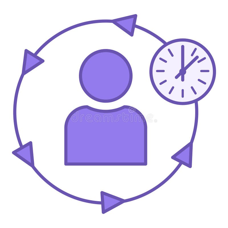 Routine Colored Icon stock vector. Illustration of arrow - 333368675