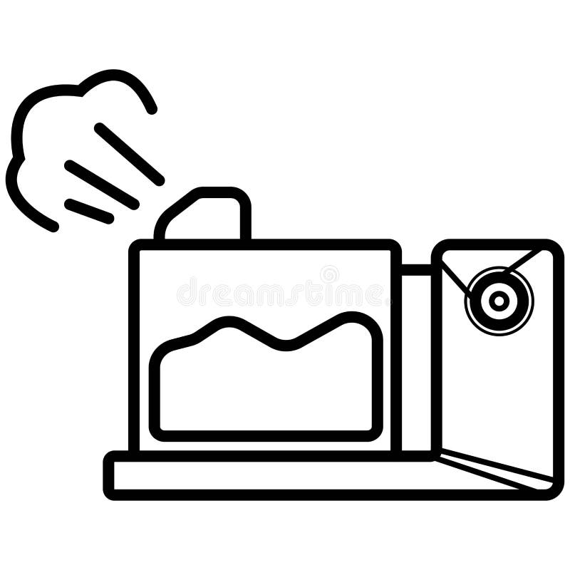 Vector icon humidifier stock vector. Illustration of machine - 148228987