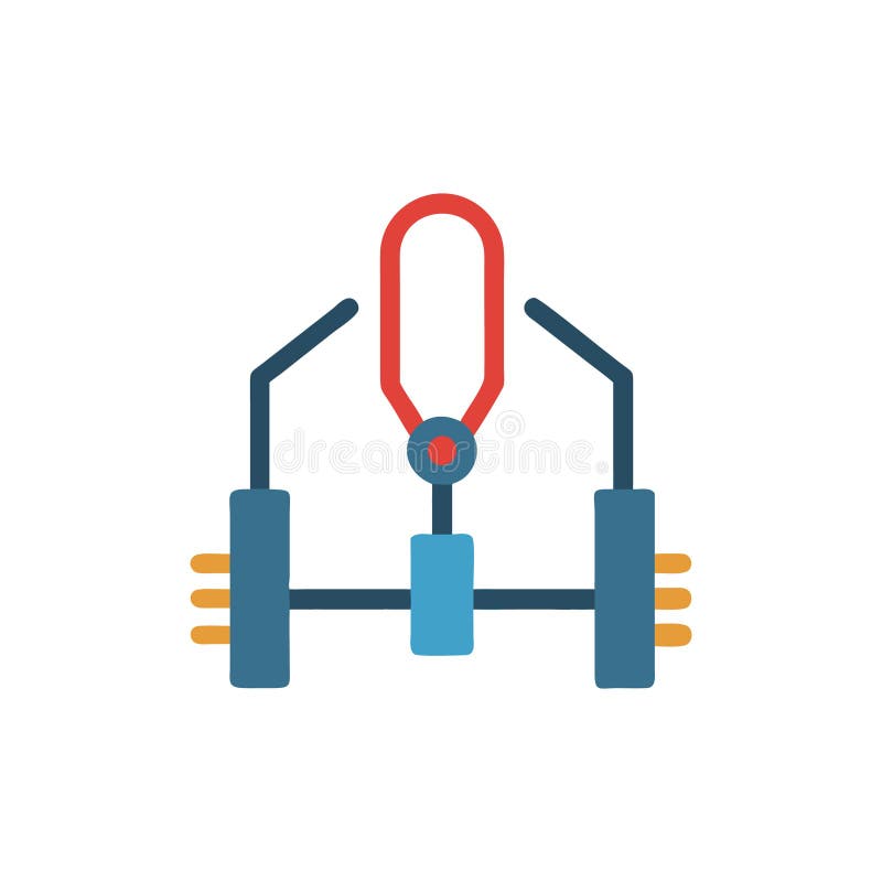 Clamping Circuit Icon for Electronics Stock Illustration - Illustration ...