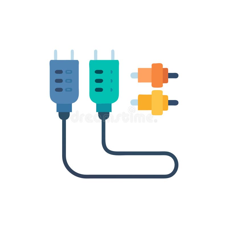 Multi Plug Adapter Icon for Convenience Stock Photo - Illustration of ...