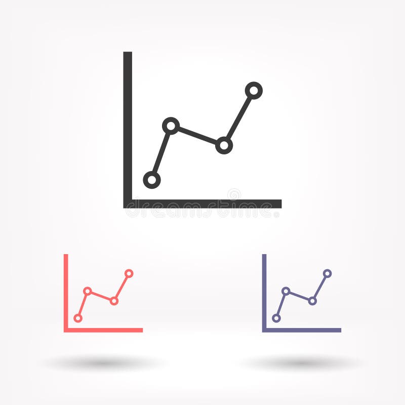 Chart Vector Icon , Lorem Ipsum Flat Design Stock Illustration ...