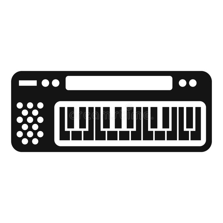 Synthesizer Keyboard Silhouette Stock Illustrations – 1,016 Synthesizer ...