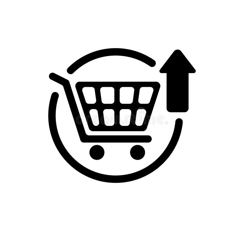 Vector Icon Illustration of Price Increase (price Fluctuation Stock ...