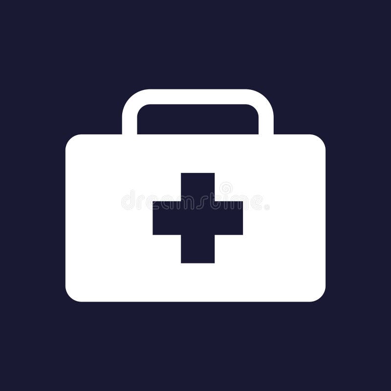 Vector Icon Indicates the Presence of First-aid. Stock Vector ...