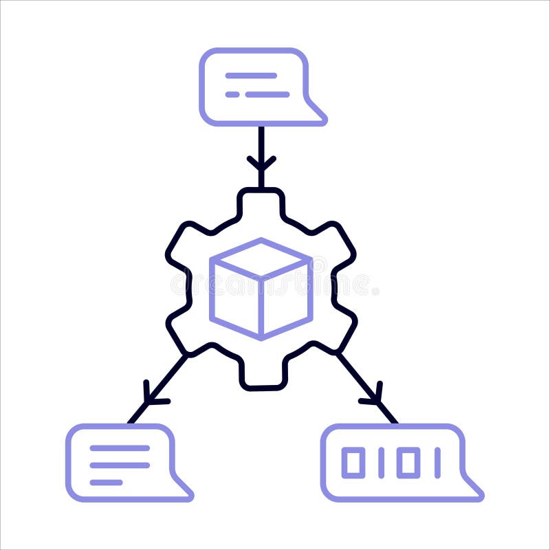 Vector Icon for Large Language Model: Advanced Text Generation AI ...