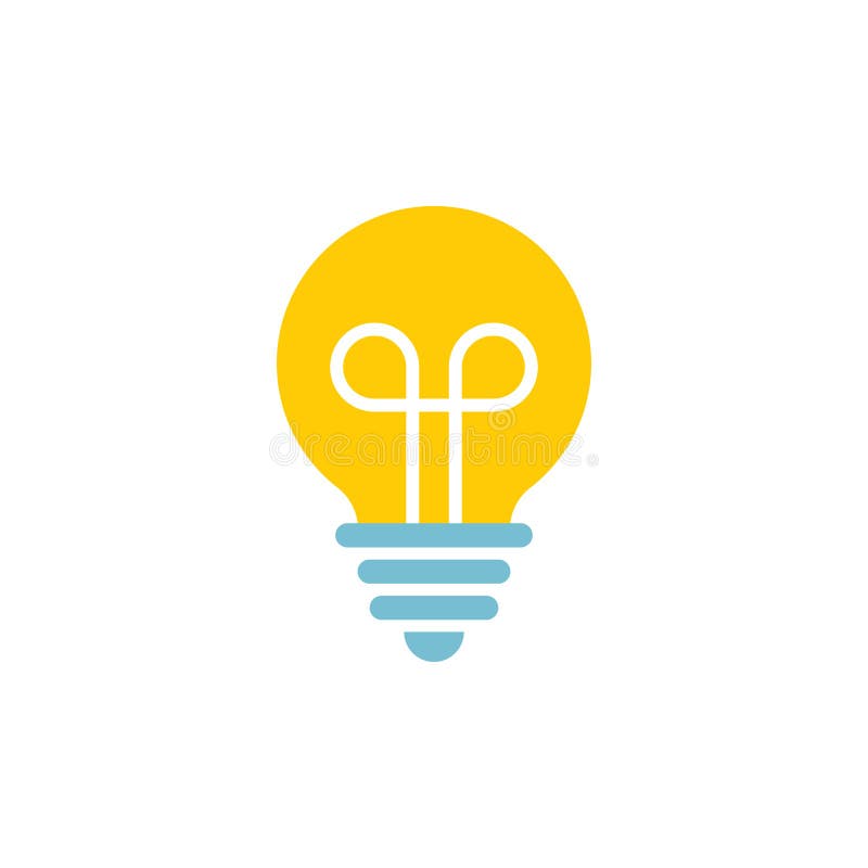 Vector Icon Lightbulbs with Filament - Device for Lighting the Room ...