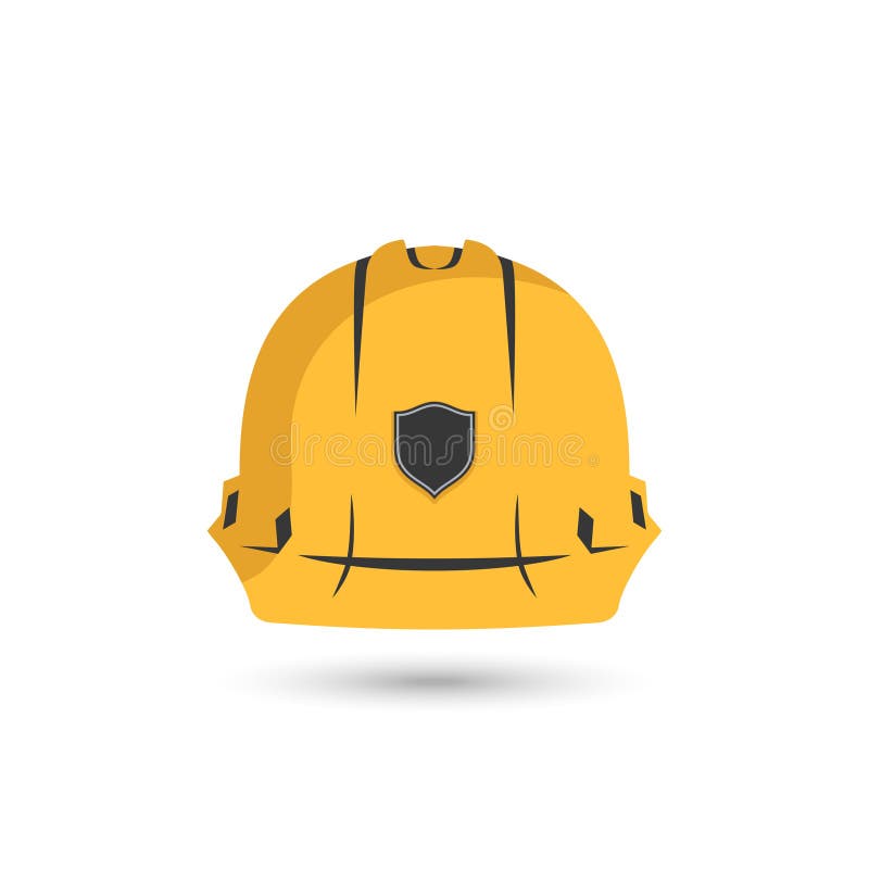Vector Icon Logo Safety Helmet for Construction Tool Kit Sign, Stock ...