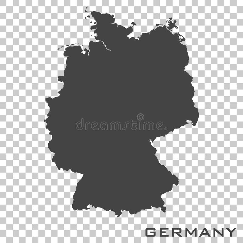 Vector White Map Germany Transparent Background Stock Illustrations ...