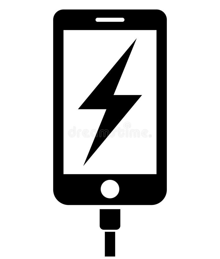 Charger Lightning Bolt Stock Illustrations – 3,588 Charger Lightning ...
