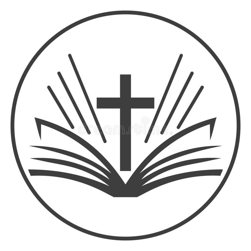 Reading Open Bible Clip Art