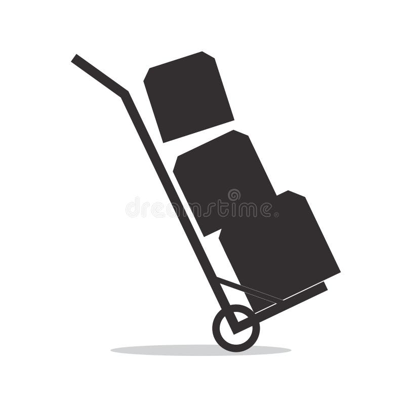 Man Push Trolley Box Stock Illustrations – 50 Man Push Trolley Box ...