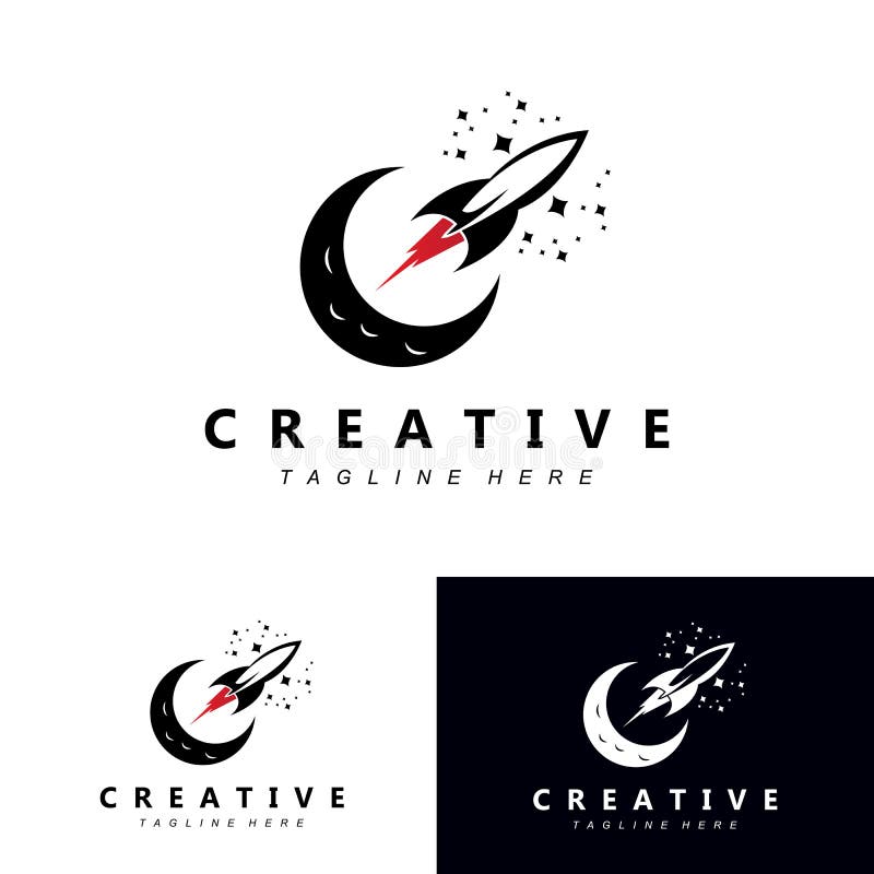 Vector Icon Plane Logo, Space Rocket, Premium Design Stock Vector - Illustration of technology ...