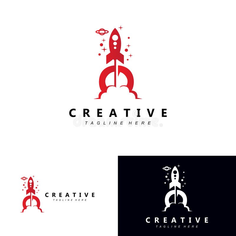 Vector Icon Plane Logo, Space Rocket, Premium Design Stock Vector ...