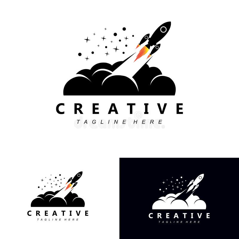 Vector Icon Plane Logo, Space Rocket, Premium Design Stock Vector ...
