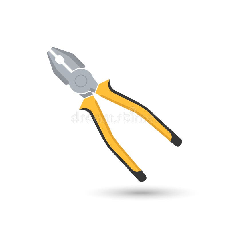 Vector Icon Pliers Tools for Repair Tool Kit Sign, Stock Vector ...