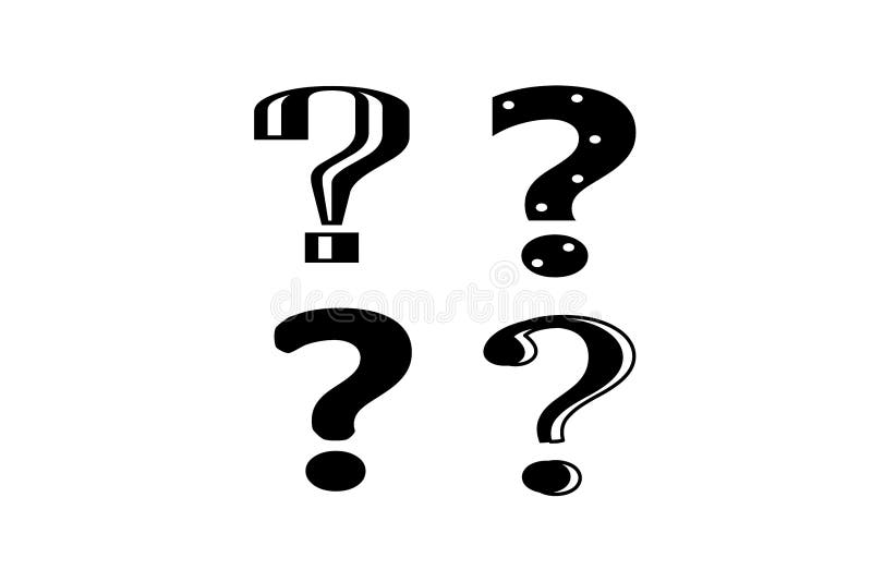 Vector Icon Question, Flat Design Illustration. Test Sign Stock Vector ...