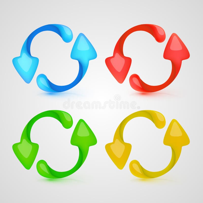 Refresh Color Vector Icon Which Can Easily Modify or Edit Icon ; Stock ...