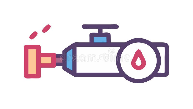 Pipe Valve Icon, Plumbing Industrial Vector Graphic, Vector Design ...
