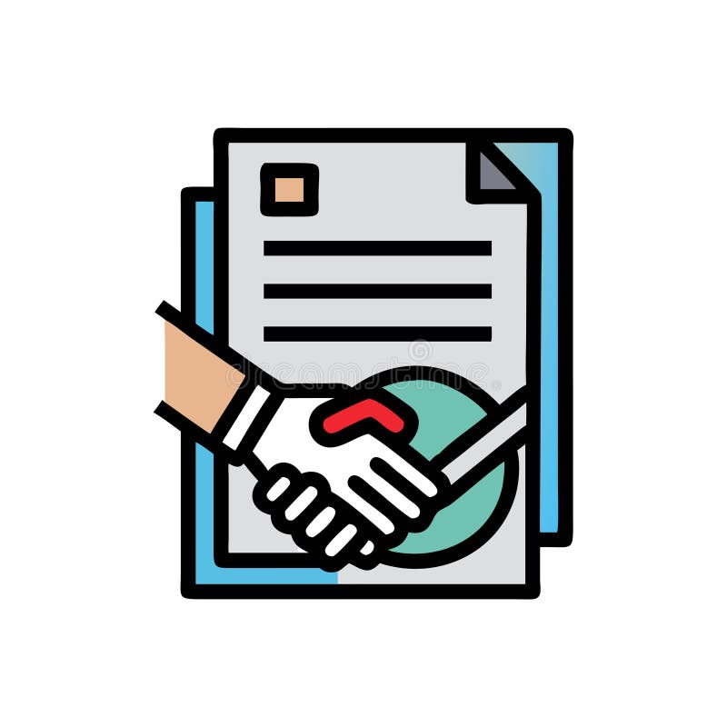 Non-Disclosure Agreement Visual Icon Stock Vector - Illustration of ...