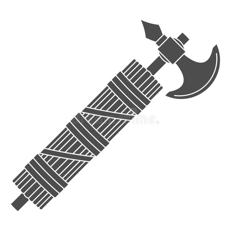 Vector Icon with Roman Fasces Stock Vector - Illustration of landmark ...