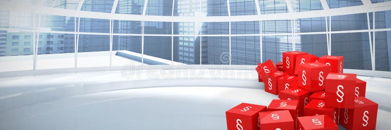 Composite Image of Icon of Section Symbol Stock Illustration ...