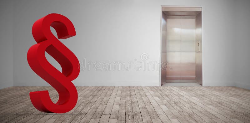 Composite Image of Icon of Section Symbol Stock Illustration ...