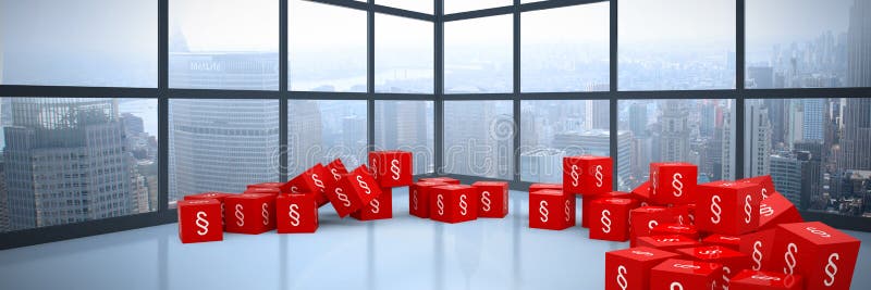 Composite Image of Icon of Section Symbol Stock Illustration ...