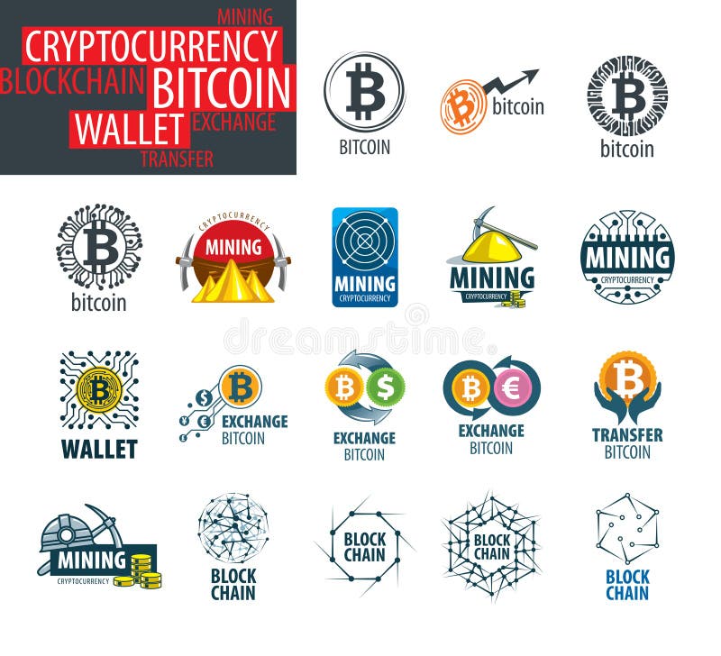 Vector Icon Set for Cryptography Stock Vector - Illustration of farm ...