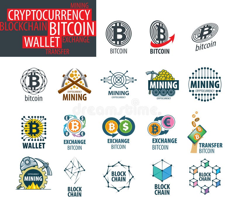 Vector Icon Set for Cryptography Stock Vector - Illustration of icon ...