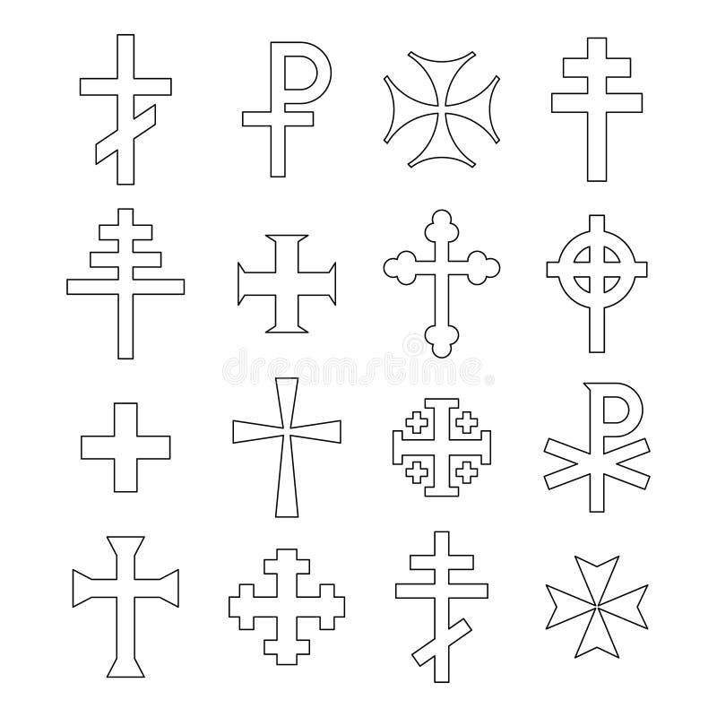 Cross Variants Stock Illustrations – 301 Cross Variants Stock ...